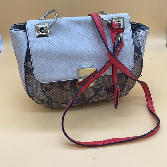 Aldo | Bags | Aldo Snakeskin And Red Crossbody Purse | Poshmark